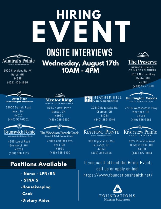 Open Hiring Event